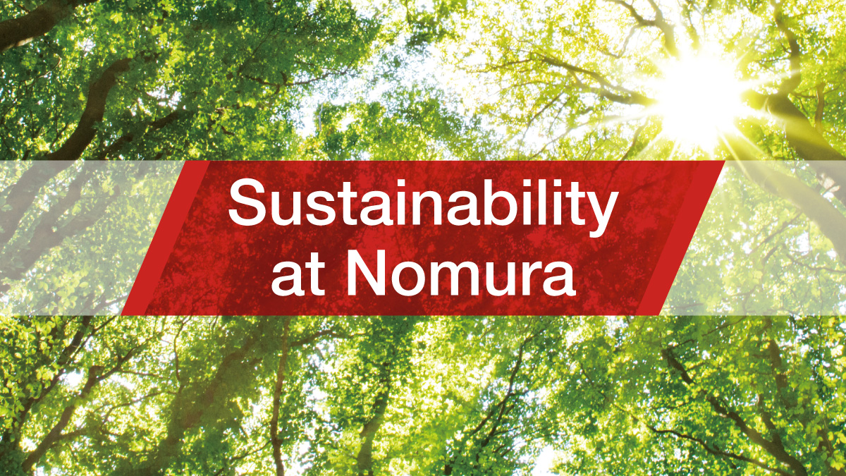 Sustainability at Nomura Creating a better world for our stakeholders | All Articles | Nomura+ ...